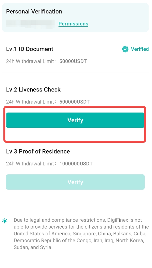 【Tutorial】- How to Perform Real-name Verification-APP – DigiFinex Help ...